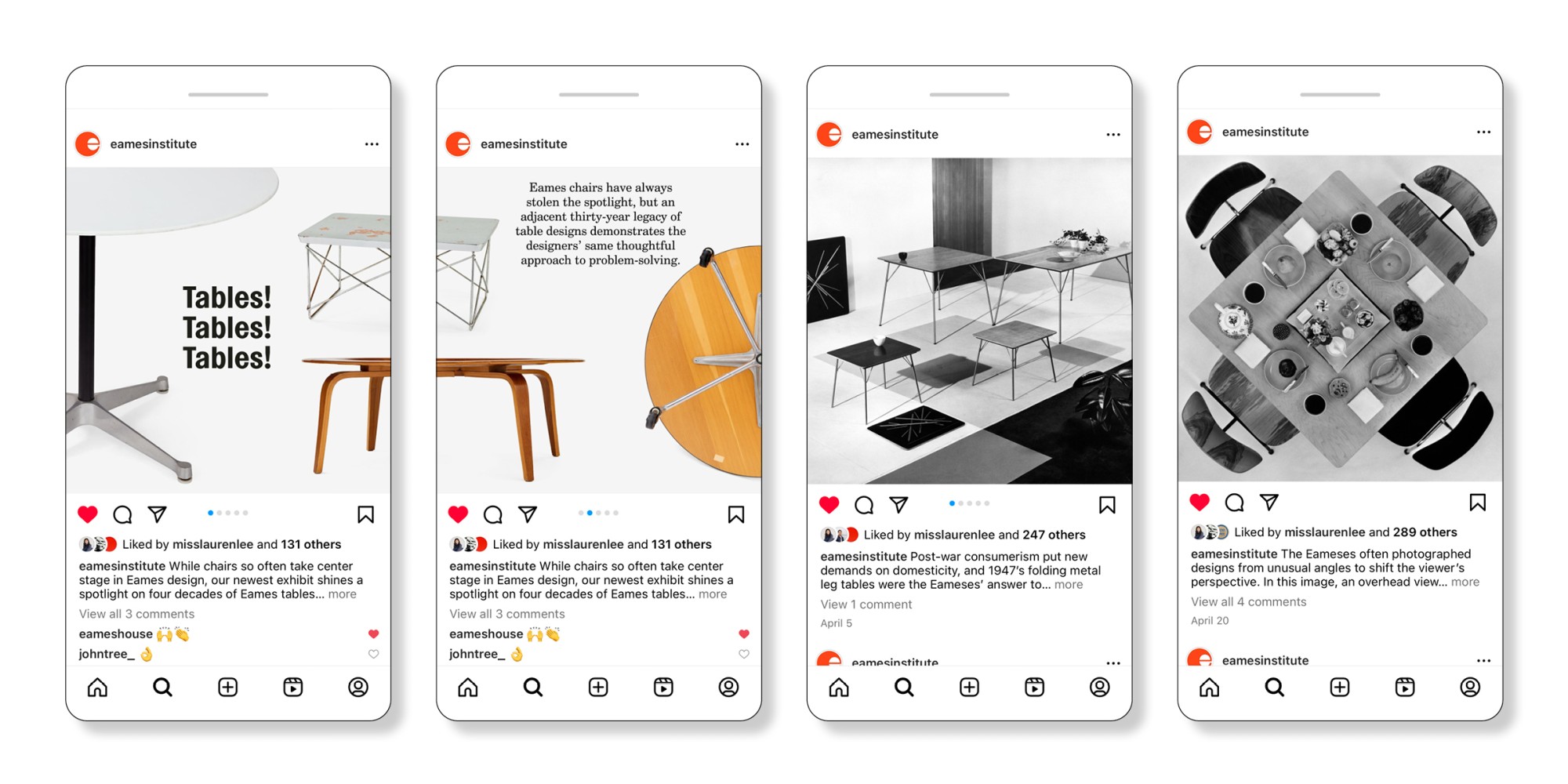 Tables! Tables! Tables! | Emily CM Anderson